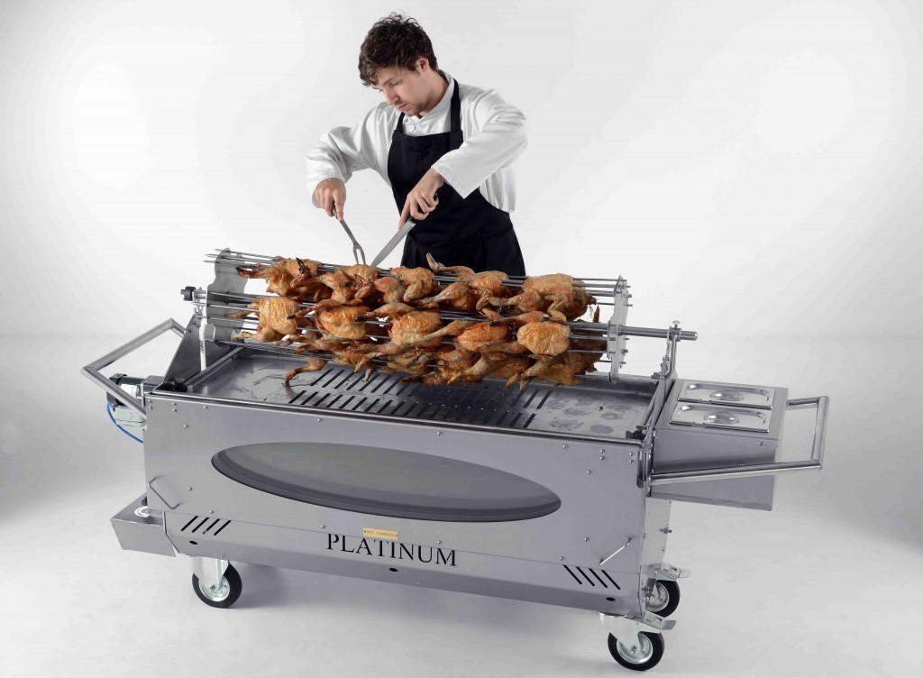 platinum excel chicken spit and chef - Hog Roast Machines Direct
